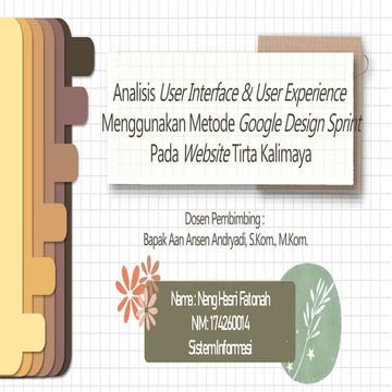 PPT SIDANG SKRIPSI ANALISIS USER INTERFACE | PPTX