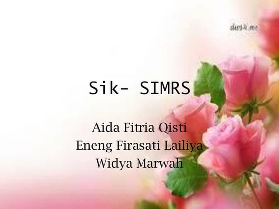 PPT SIMRS | PPTX