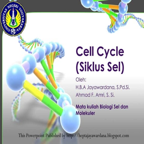 siklus sel (cell cycle) | PPTX