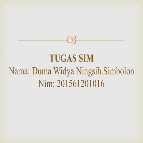 SIM-Duma Simbolon | PPT