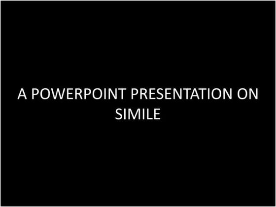 Simile powerpoint | PPT