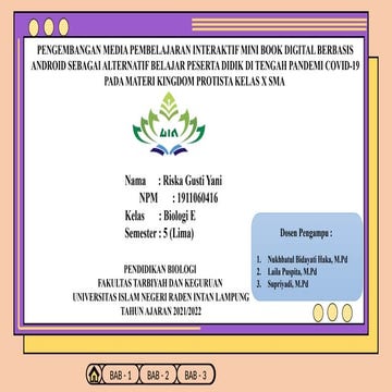 PPT SIMULASI SEMPRO RISKA GUSTI YANI_1911060416_BIOLOGI E_SEMESTER 5_METOPEN.pptx