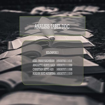 PPT_SISKLAS PERPUSTAKAAN_ANALISIS_TABEL_DDC.pptx