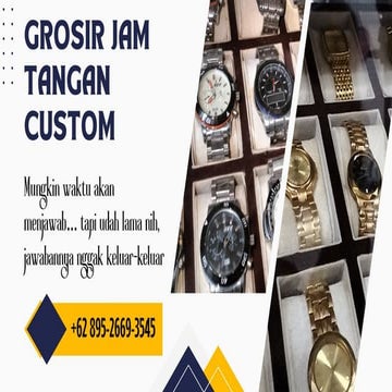 Pusat Jam Custom Foto, +62 895-2669-3546 | PPT