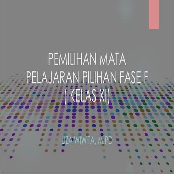 PPT pemilihan mapel pilihan SMA Kelas XI .pptx