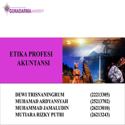 Ppt softskill etika profesi akuntansi | PPT