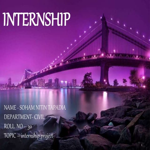 Ppt Soham Internshippptx