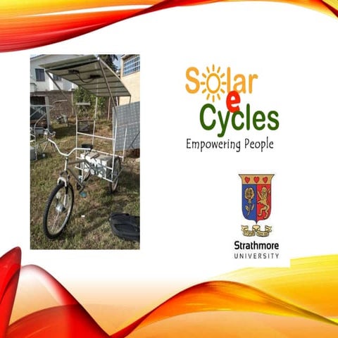 Ppt solar e-cycles pitch valeo 2018 im edits v6 | PPTX