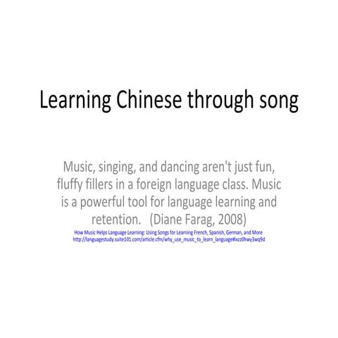 9 Reasons Why You Should Use Songs to Teach EFL | PPT