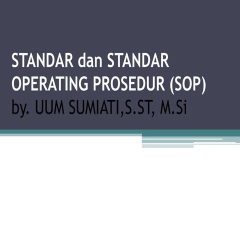 Ppt sop uum | PPT