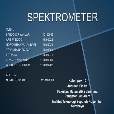 PPT spektrometer | PPT