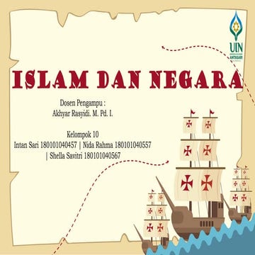 PPT Islam dan Negara - Sejarah Peradaban Islam | PPT