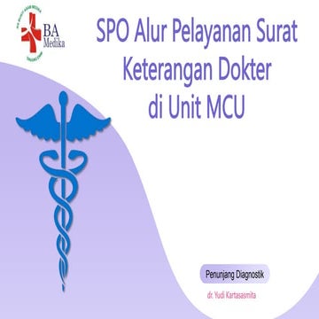 PPT SPO Alur Pelayanan SKD di Unit MCU (dr. Yudi Kartasasmita).pptx