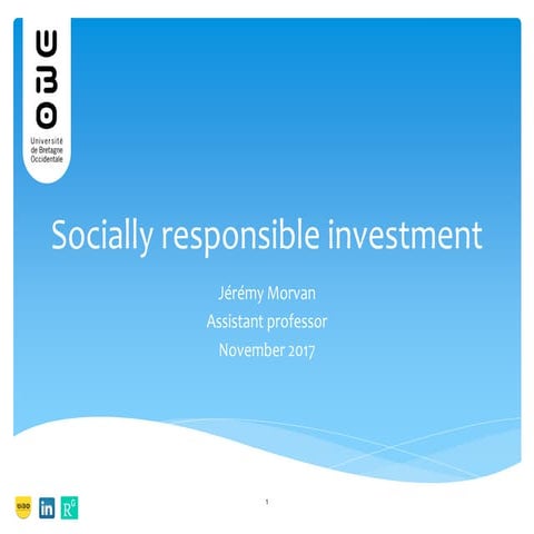 Socially Responsible Investment (SRI) | PDF