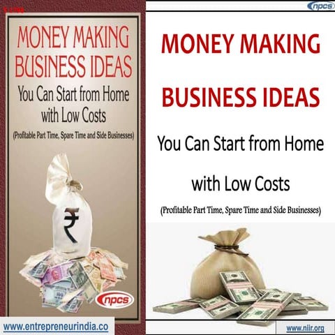 Money Making Business Ideas You Can Start from Home with Low Costs ...