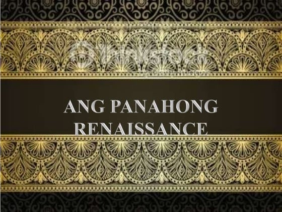Sining sa Renaissance Period | PPTX