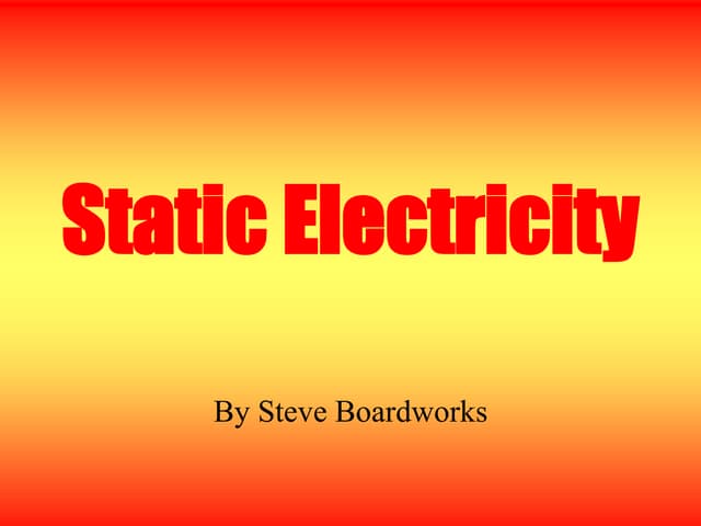 Static electricity | PPS