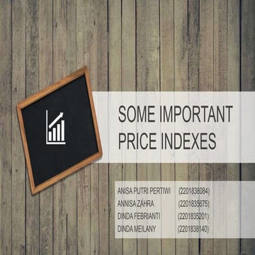 PRICE INDEXES | PPTX