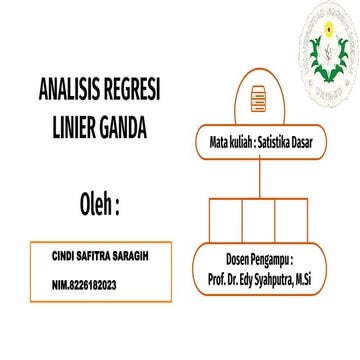 PPT STATISTIKA REGRESI LINIER GANDA CINDI SAFITRA SARAGIH_8226182023.pptx