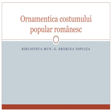 Ornamentica si stil popular | PPTX