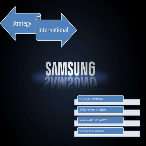 International Strategic Samsung | PPTX
