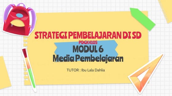 Ppt pdgk 4105 modul 5 | PPT