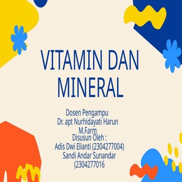 Ppt Studi kasus vitamin dam Mineral.pptx