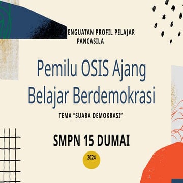 Suara Demokrasi " Pemilos Ajang Berdemokrasi | PPT