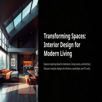 Transforming Spaces: Innovative Interior Design Solutions | PPT