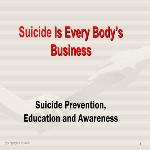 Ppt suicide presentation | PDF