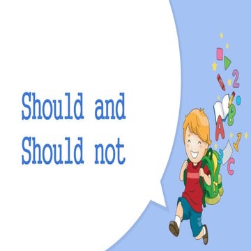 should and shouldn't.pptx