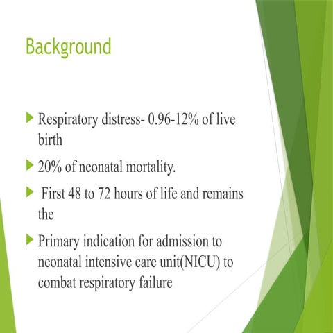 CLINICAL OUTCOME OF BUBBLE CPAP IN NEONATES ADMITTED WITH RESPIRATORY ...