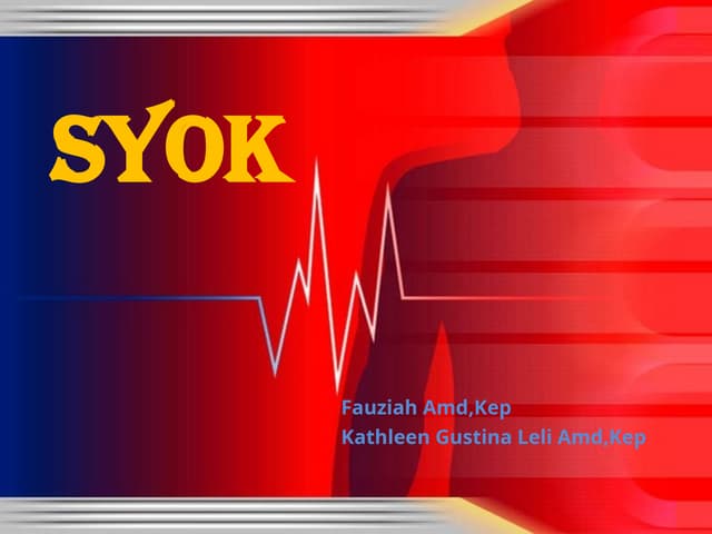 ppt_Penatalaksanaan Syok (Adam_FIK UI) | PDF