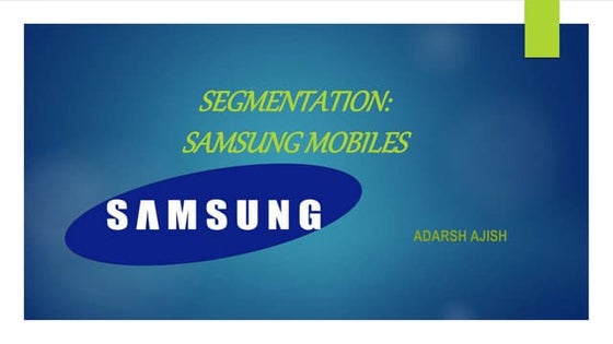 Samsung case study Presentation | PPTX