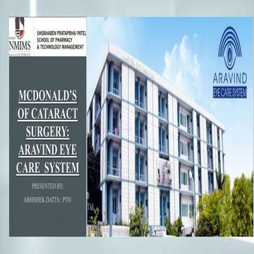 ARAVIND EYE CARE | PPTX