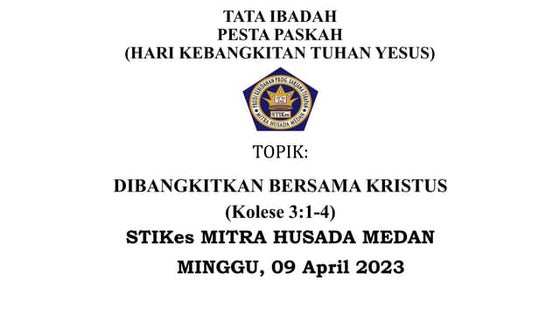 SLIDE IBADAH MINGGU JEMAAT BCCM PEKAN K.M | PPTX