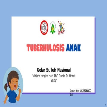 ppt TB anak, definisi, tanda gejala, pengobatan | PPTX