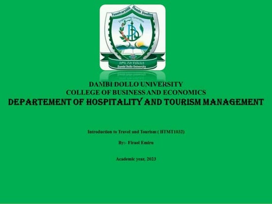 LESSON 2 TRANSPORTATION IN TOURISM AND HOSPITALITY | PPTX