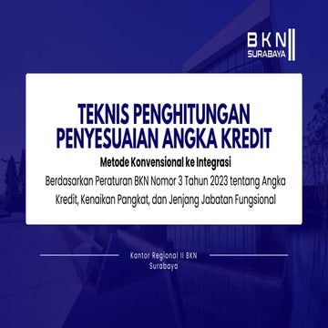 Sosialisasi Penilaian Angka Kredit PAK Integrasi 2023.ppt