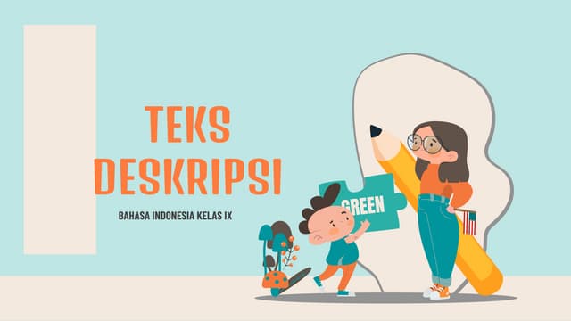 PPT DESCRIBING ANIMALS.pptx berisi tentang descriptive text | PPTX