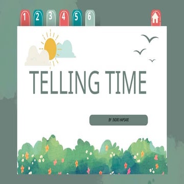 Materi telling time untuk sekolah dasar terbaru | PPT
