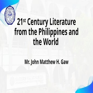 Region 9: Authors and Representative Text | PPTX