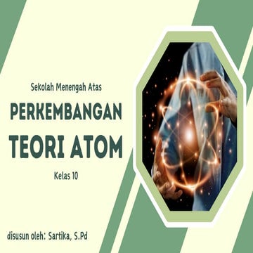 ppt teori atom berbagai ahli materi kimia | PDF