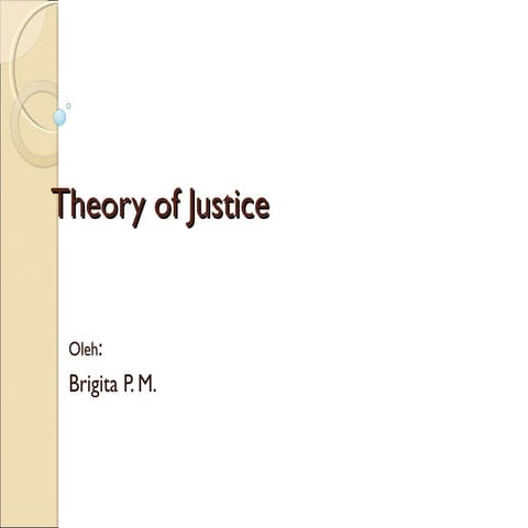 Ppt theory of justice | PPT