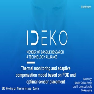 PPT_Thermal monitoring and adaptive compensation model based on POD and optimal sensor placement.pdf