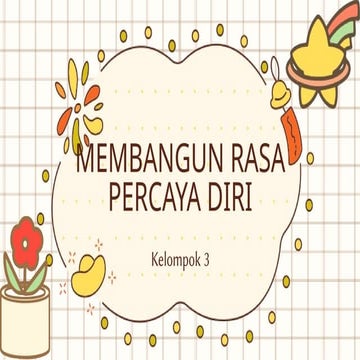 PPT TIK layanan membangun rasa percaya diri | PPTX