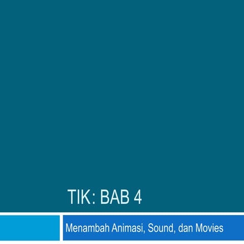 TIK BAB 4 PPT | PPTX
