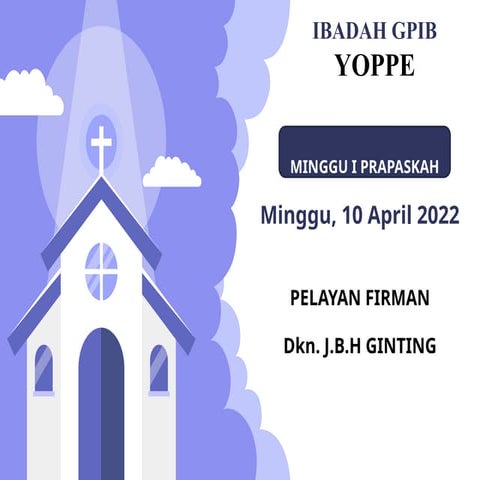PPT TI TANGGAL 10 APRIL 2022. JEMAAT BELAWAN | PPTX