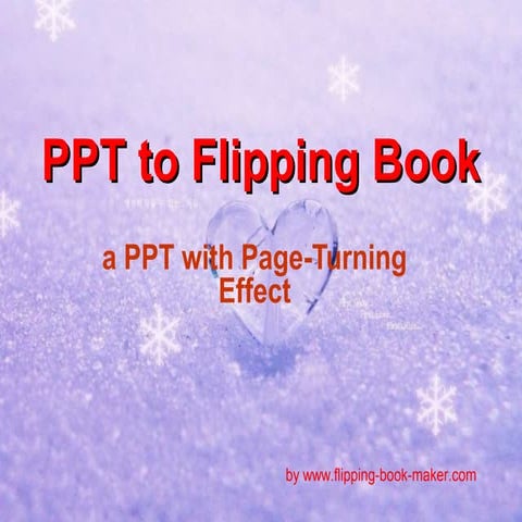 PPT to flipping book | PPT