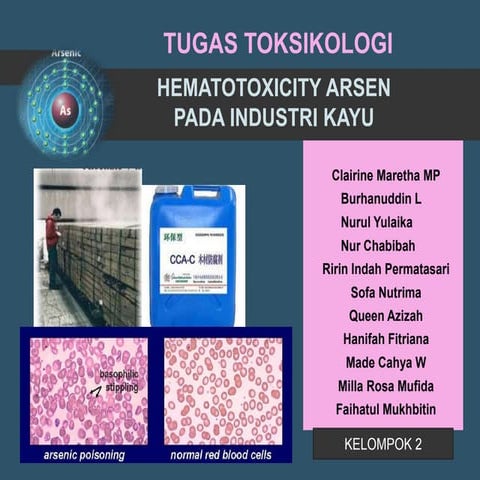 TOKSIKOLOGI ARSEN | PPTX